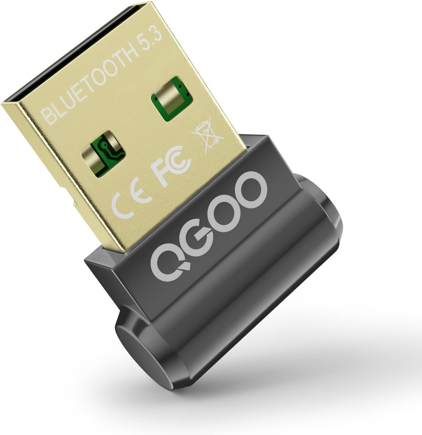Amazon.com: USB Bluetooth Adapter for PC - QGOO Bluetooth Dongle 5.3 ...
