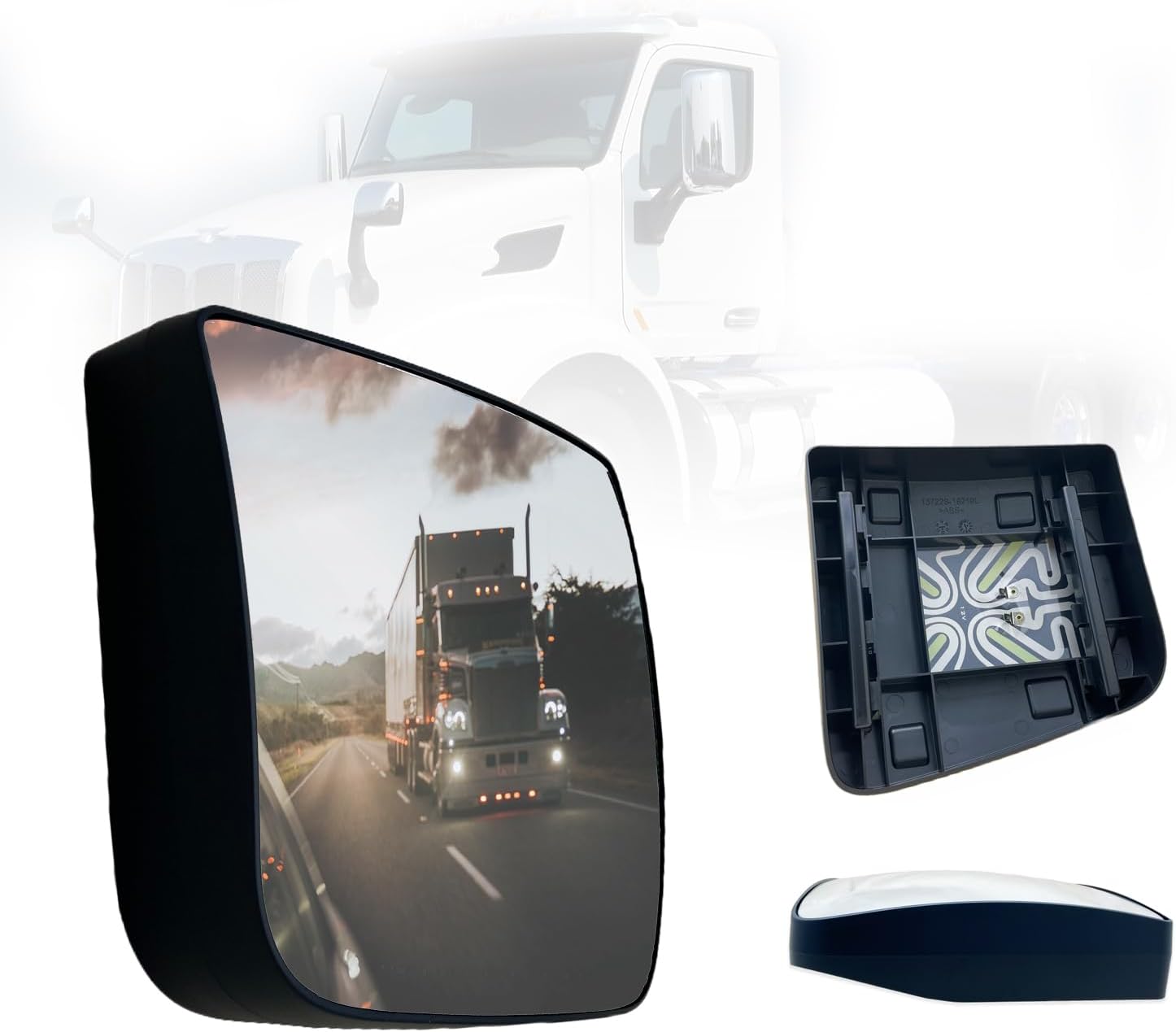 Amazon.com: SPLENDID Replacement Mirror Glass for Peterbilt 579 (2012 ...