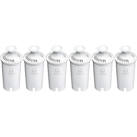 Amazon.com: Replacement Water Filters 6pc Set Fits Brita Pitchers ...