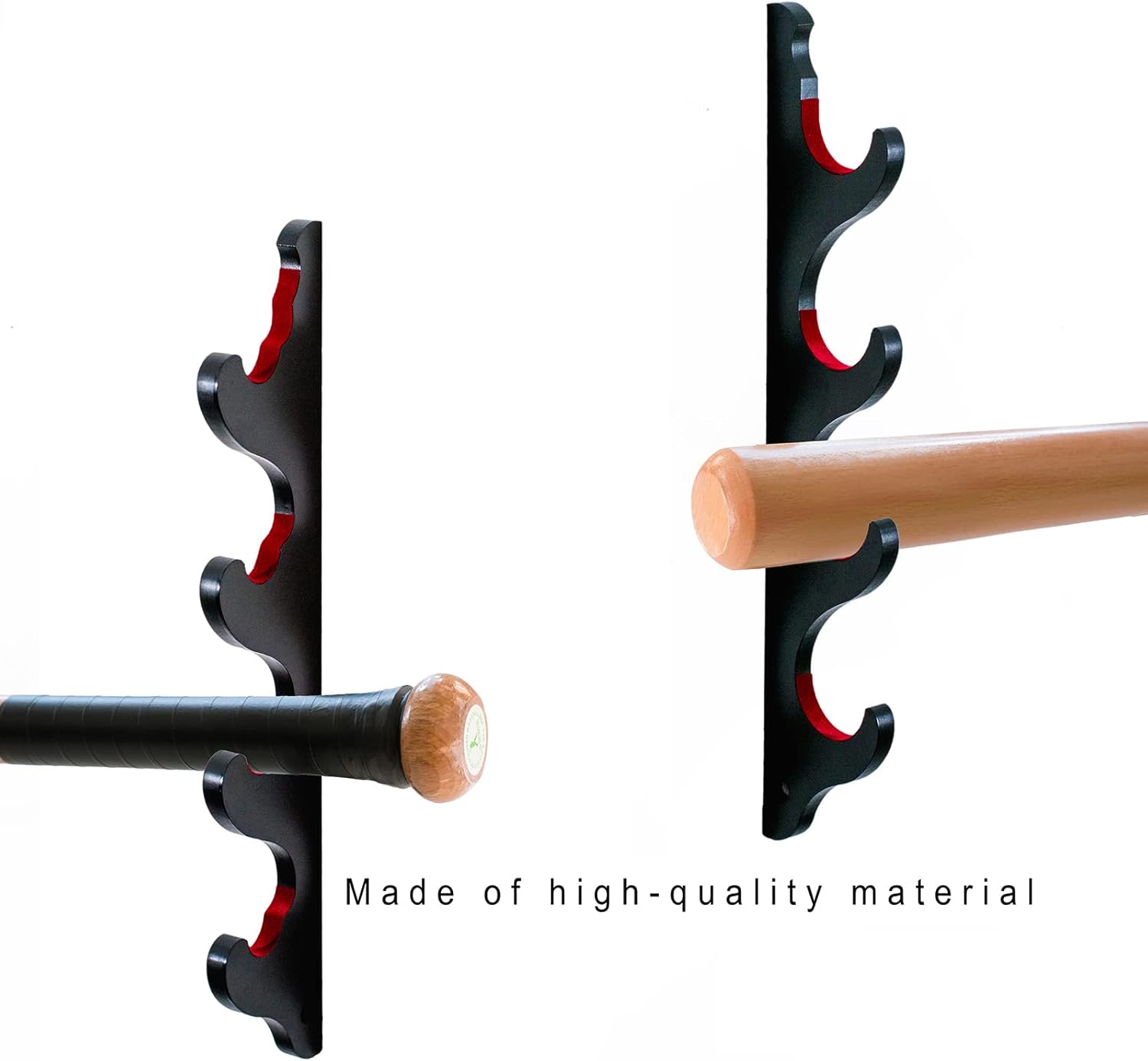 Baseball Bat Display Rack Softball Bat Holder for Horizontal Display ...
