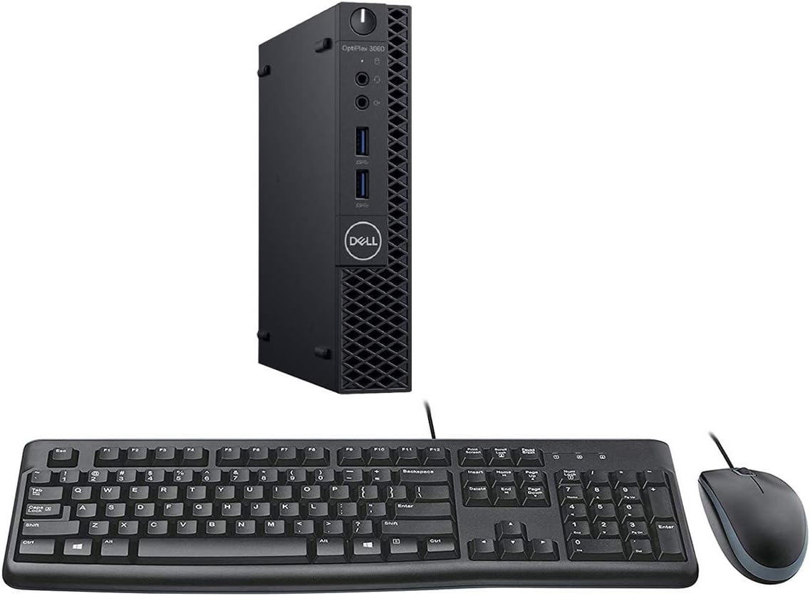 Amazon.com: Dell Optiplex 3060 Micro PC Desktop Bundle with Intel Core ...