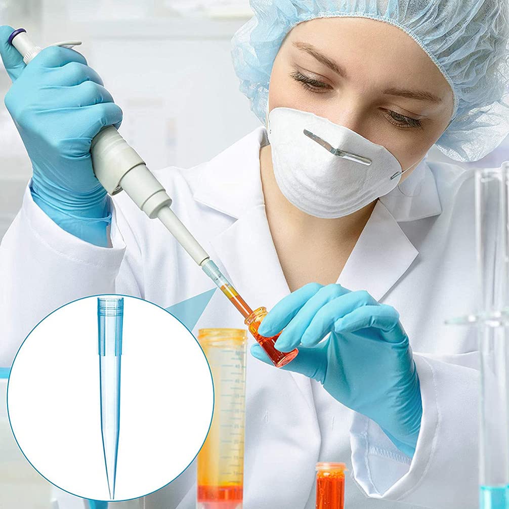 ibasenice 500pcs Blue Pipette Tips 1000ul Fine Tip Pipette Liquid ...