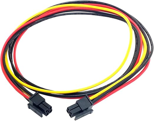 Amazon | Cablecc ATX Molex Microフィットコネクター4pinオスtoオス電源ケーブル60 cm | cablecc | 電源ケーブル