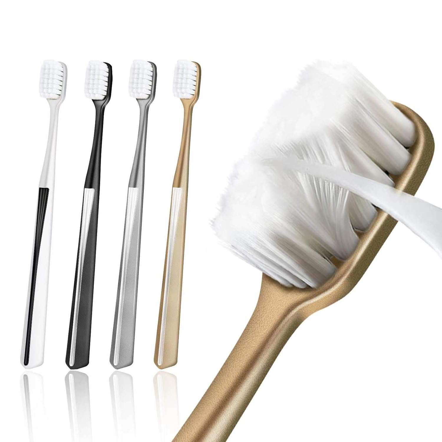 Amazon.com : Mcuy Ultra Soft Nano Toothbrush for Sensitive Teeth and ...