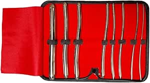 Hegar Dilator Set, 8 Pieces, Double-Ended Gynaecology Sounds, Stainless ...