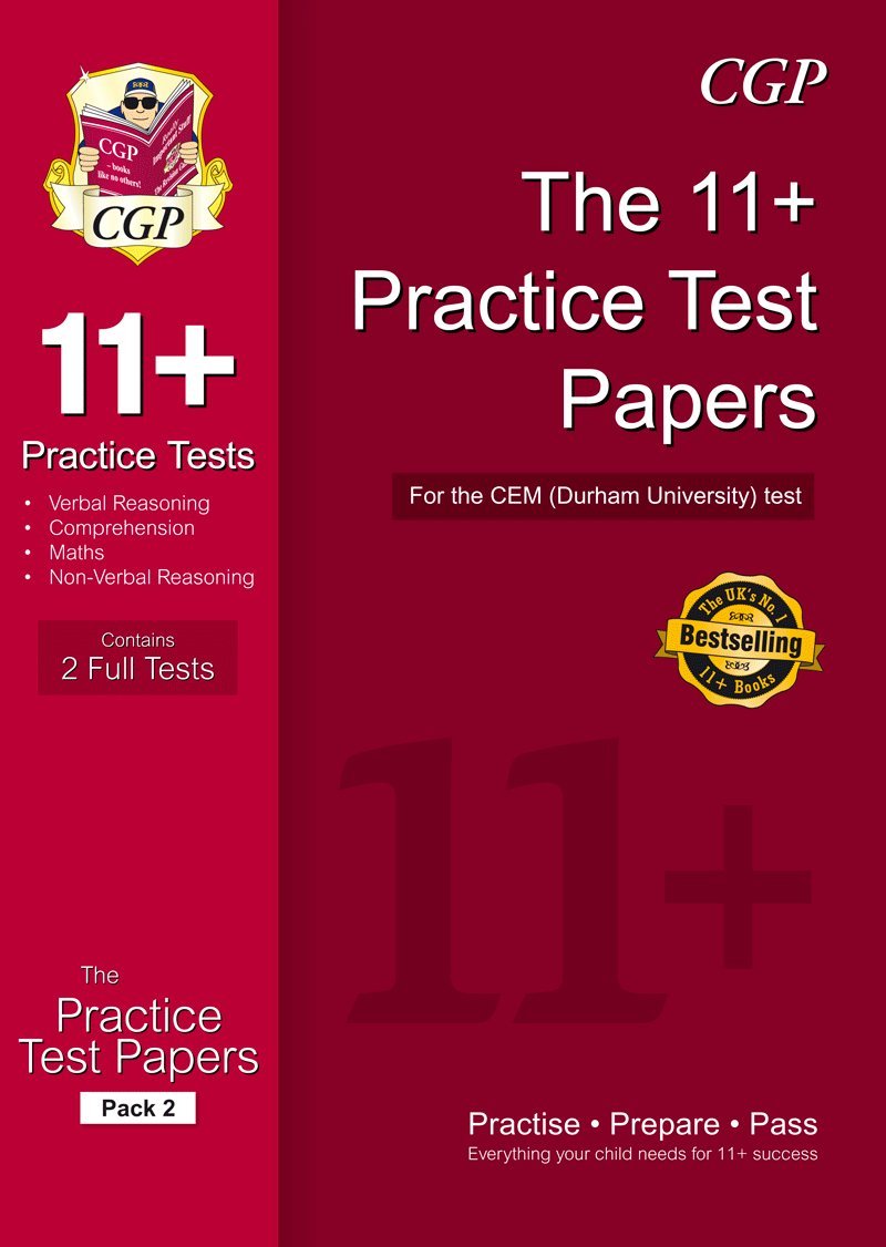 11+ Practice Papers for the CEM Test - Pack 3 (CGP 11+ CEM): Amazon.co ...