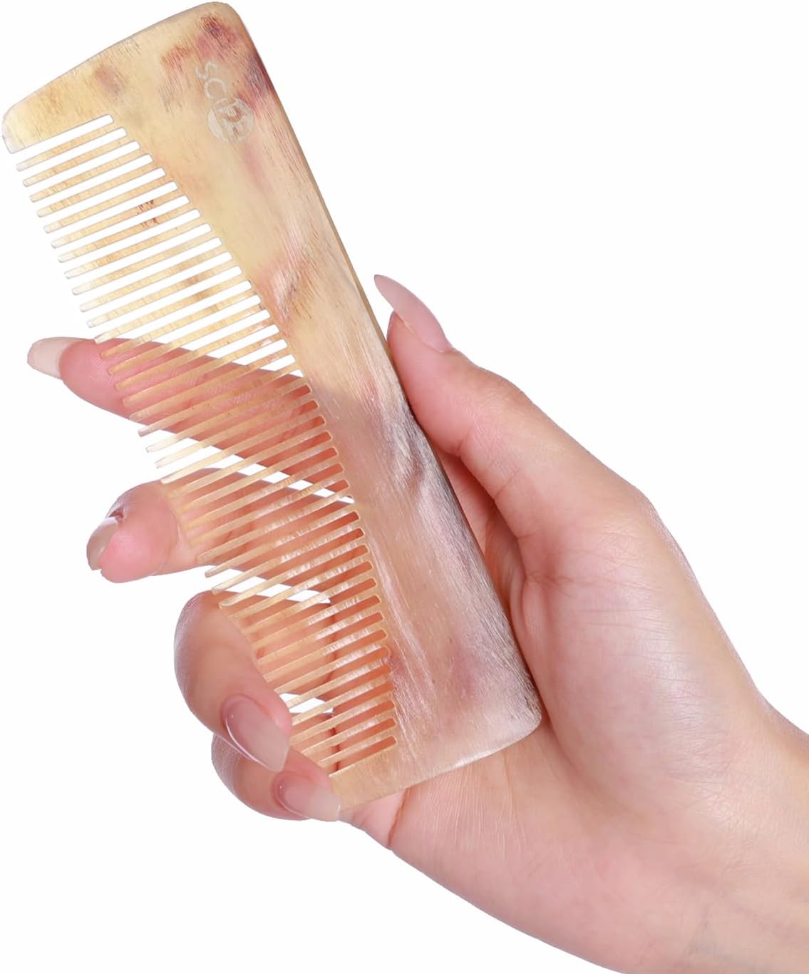 Amazon.com : SC123 Untreated 5.5 inch Real Ox Horn Hair Growth Comb ...