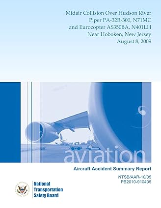 Aircraft Accident Summary Report: Midair Collision Over Hudson ...