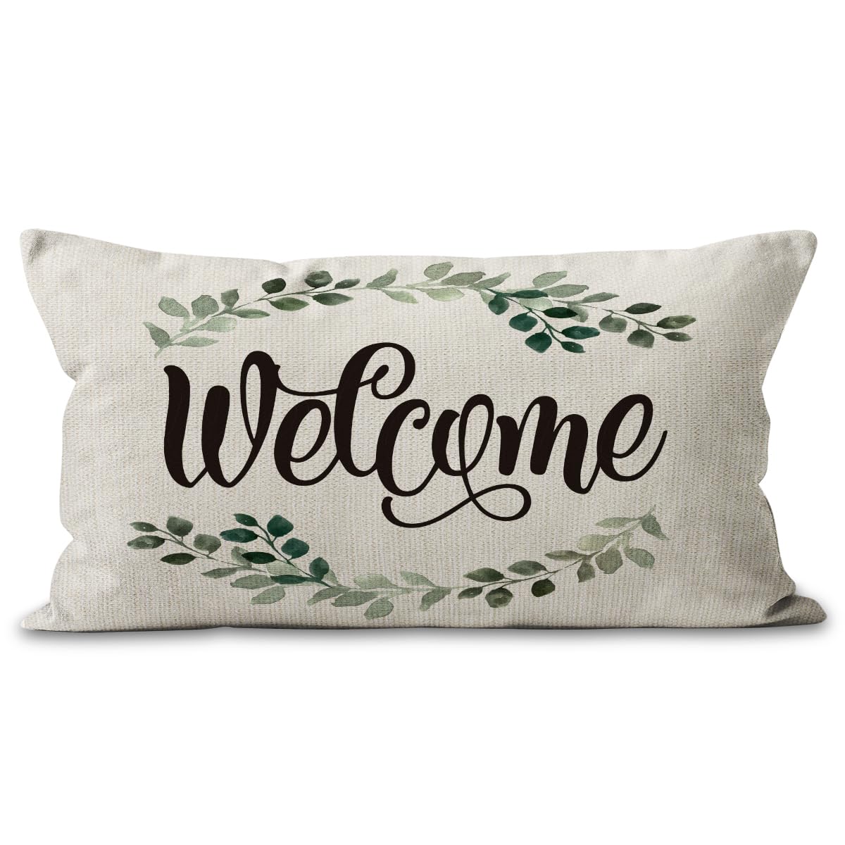 Amazon.com: Mancheng-zi Welcome 12x20 Pillow Cover,Porch Decor,Outdoor ...