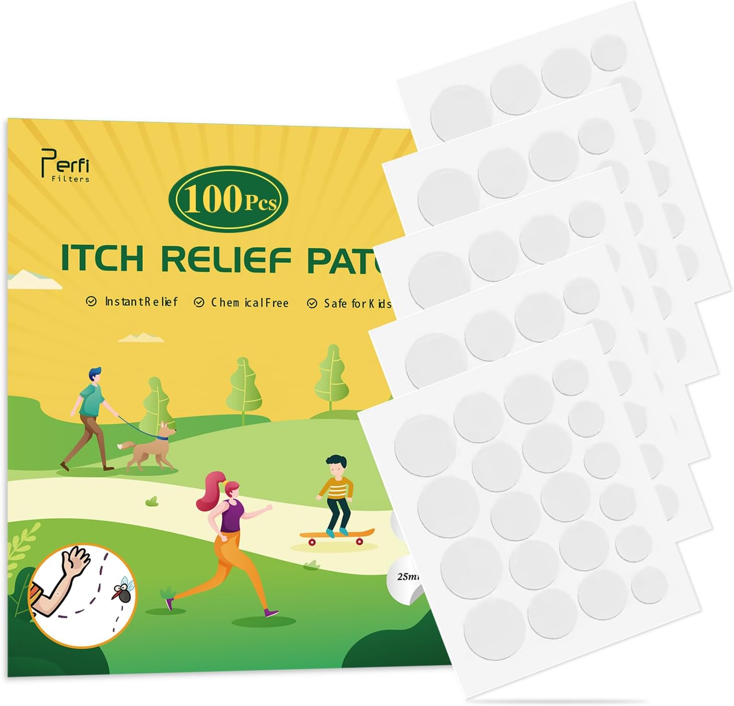 Amazon.com: Sarna Bug Bite Patches - Peel and Stick Hydrocolloid ...