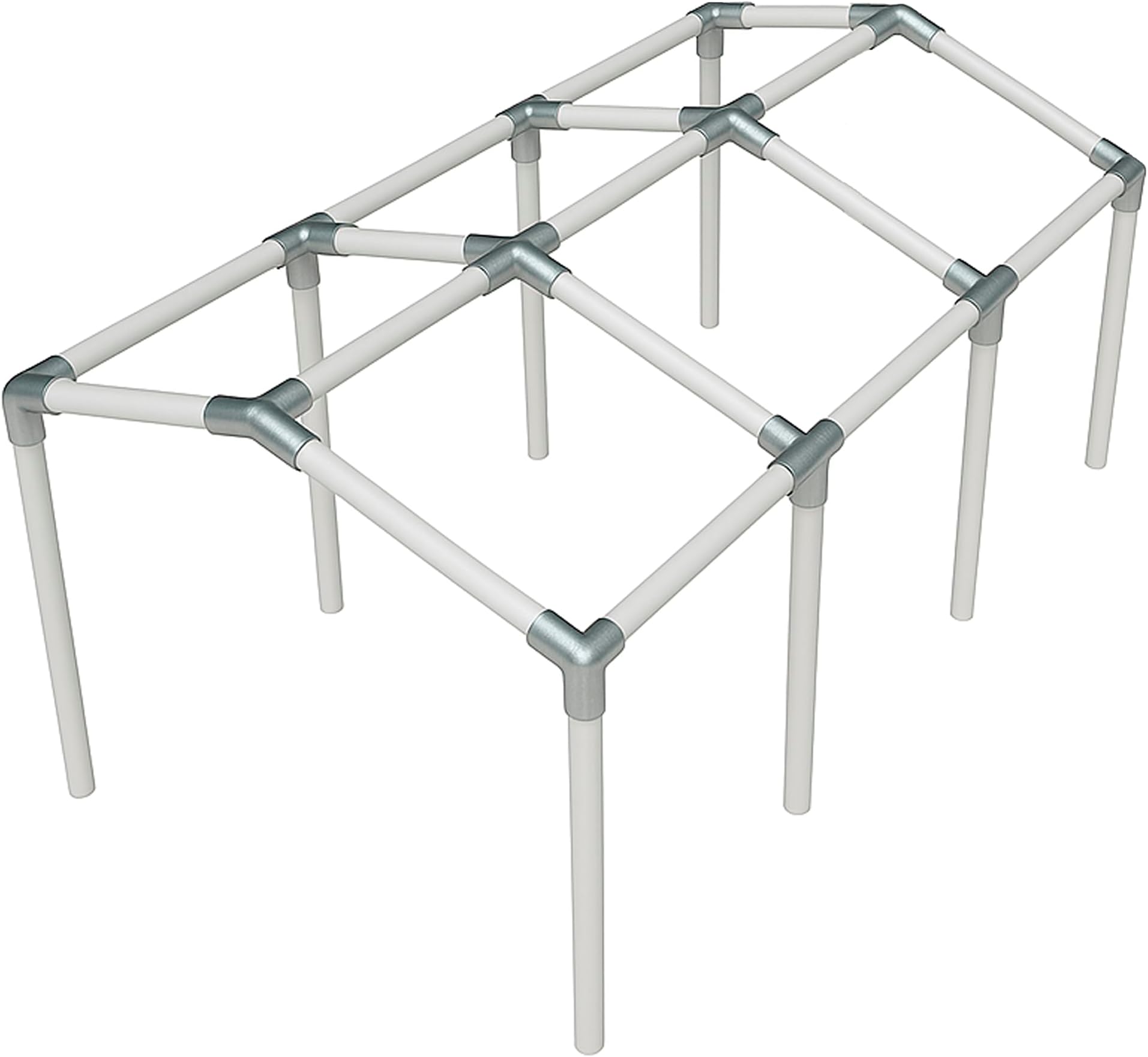 Amazon.com: Carport Kit, 20' x 20' Low Peak Canopy Fittings, DIY Metal ...