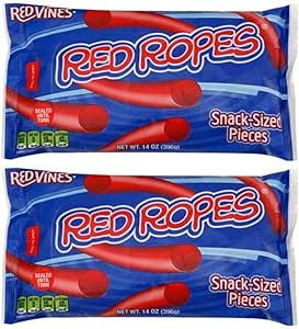 2 x Red Vines Red Ropes Classic American Red Licorice 397g : Amazon.com ...