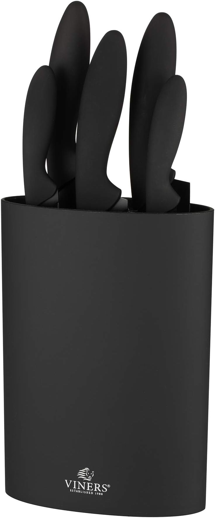 MasterChef Knife Set with Block, 5 Kitchen Knives with Sharp Stainless ...