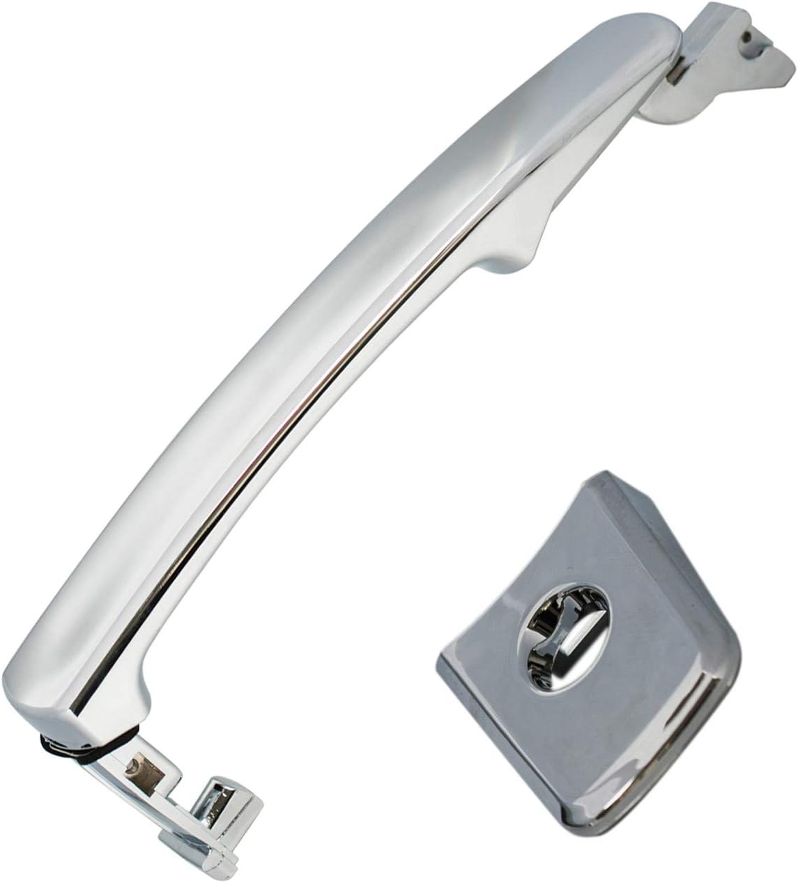 Amazon.com: LQQDP New 1pcs Chrome Exterior Door Handle w/Key Hole for ...