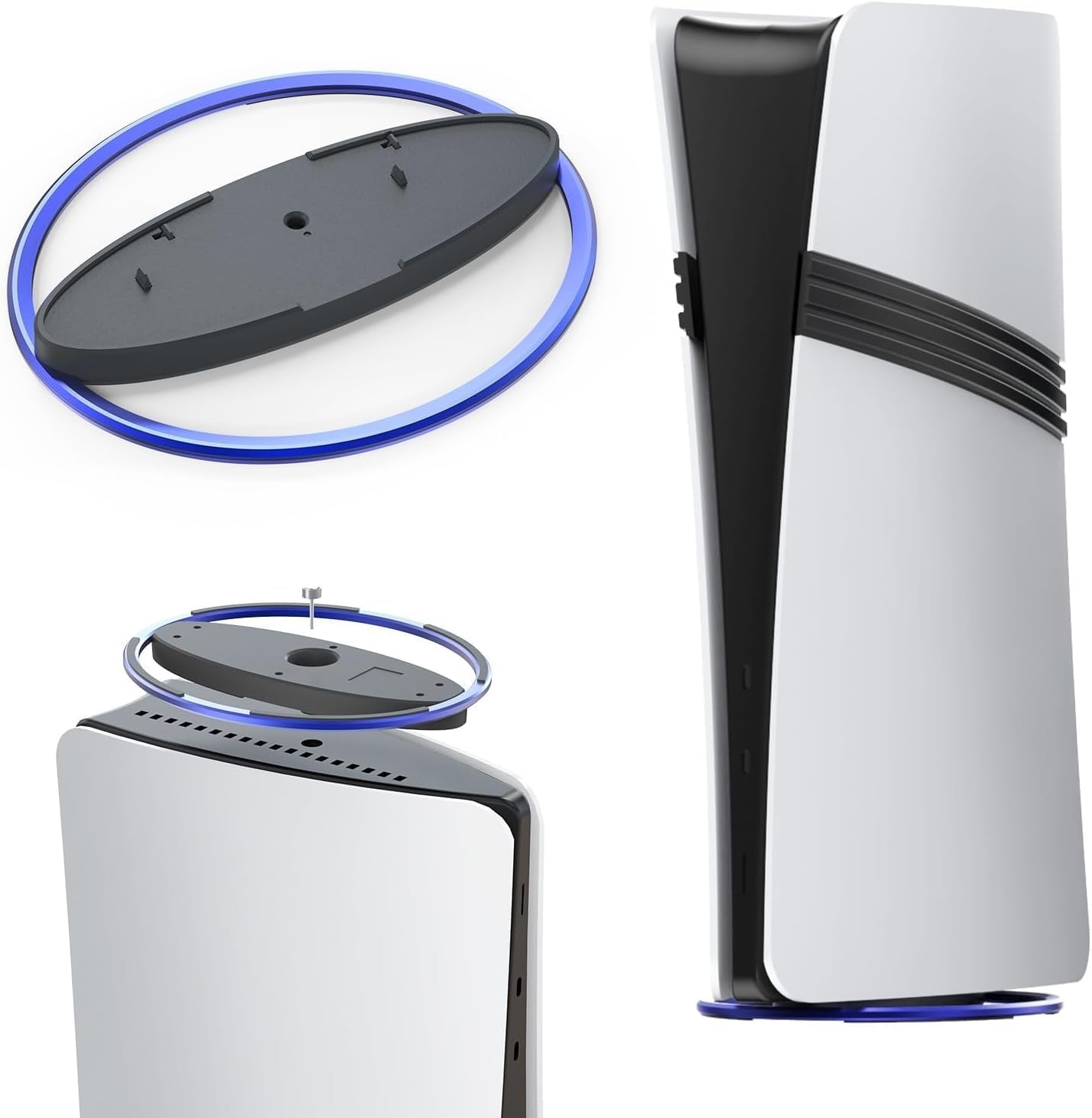 ZONEY Vertical Stand for PS5 PRO/PS5 Slim/for PS5 Consoles, Universal ...