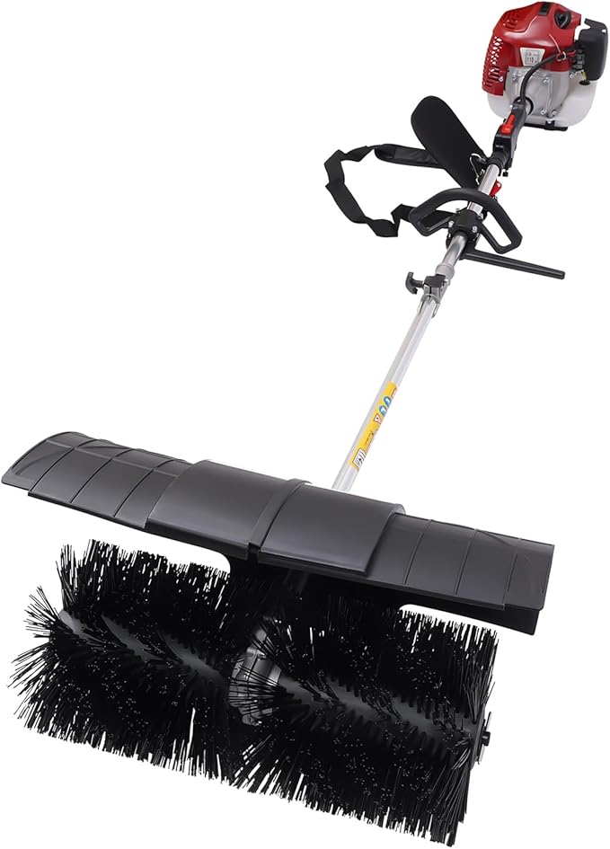 Amazon.com : 52cc 2-Stroke Gas Power Hand Held Sweeper Broom Driveway ...