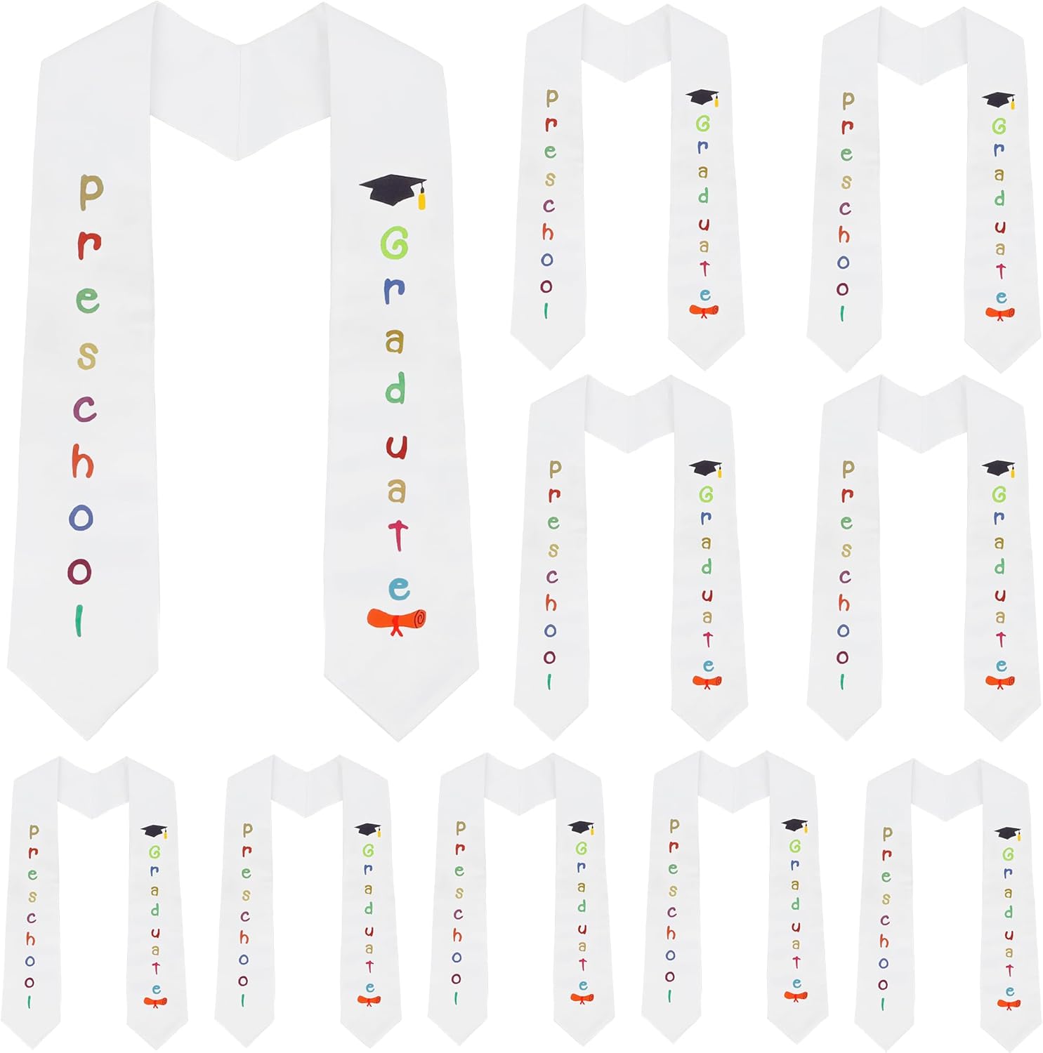 Kindergarten Preschool Graduation Stole, Kindergarten Preschool ...