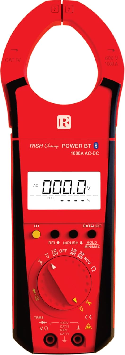 RISH Clamp POWER BT 1000A / 400A AC-DC TRMS with BLUETOOTH RISH Clamp ...