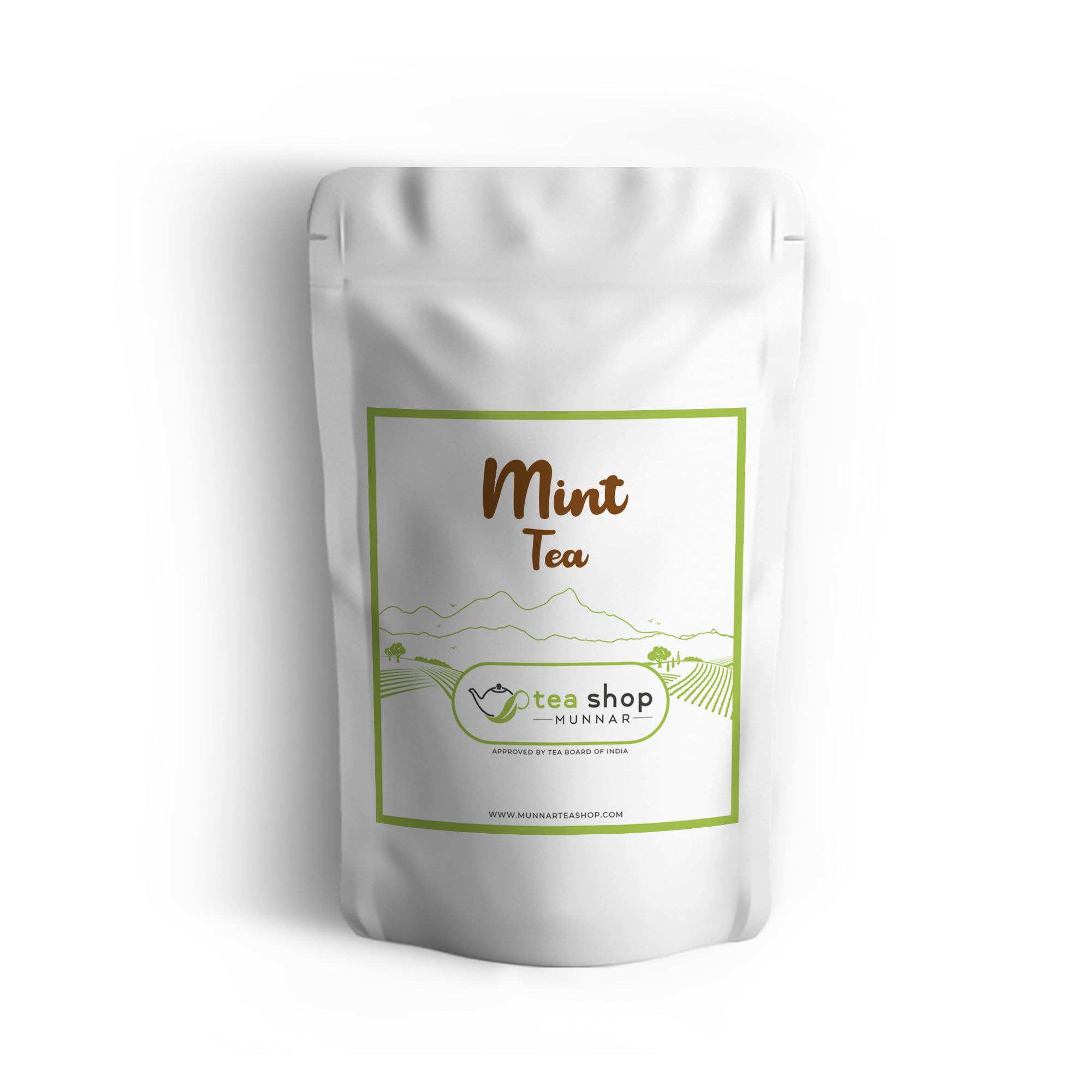 Mint Tea - Premium Blend, 100% Natural Flavor - Munnar Tea Shop - 50 ...
