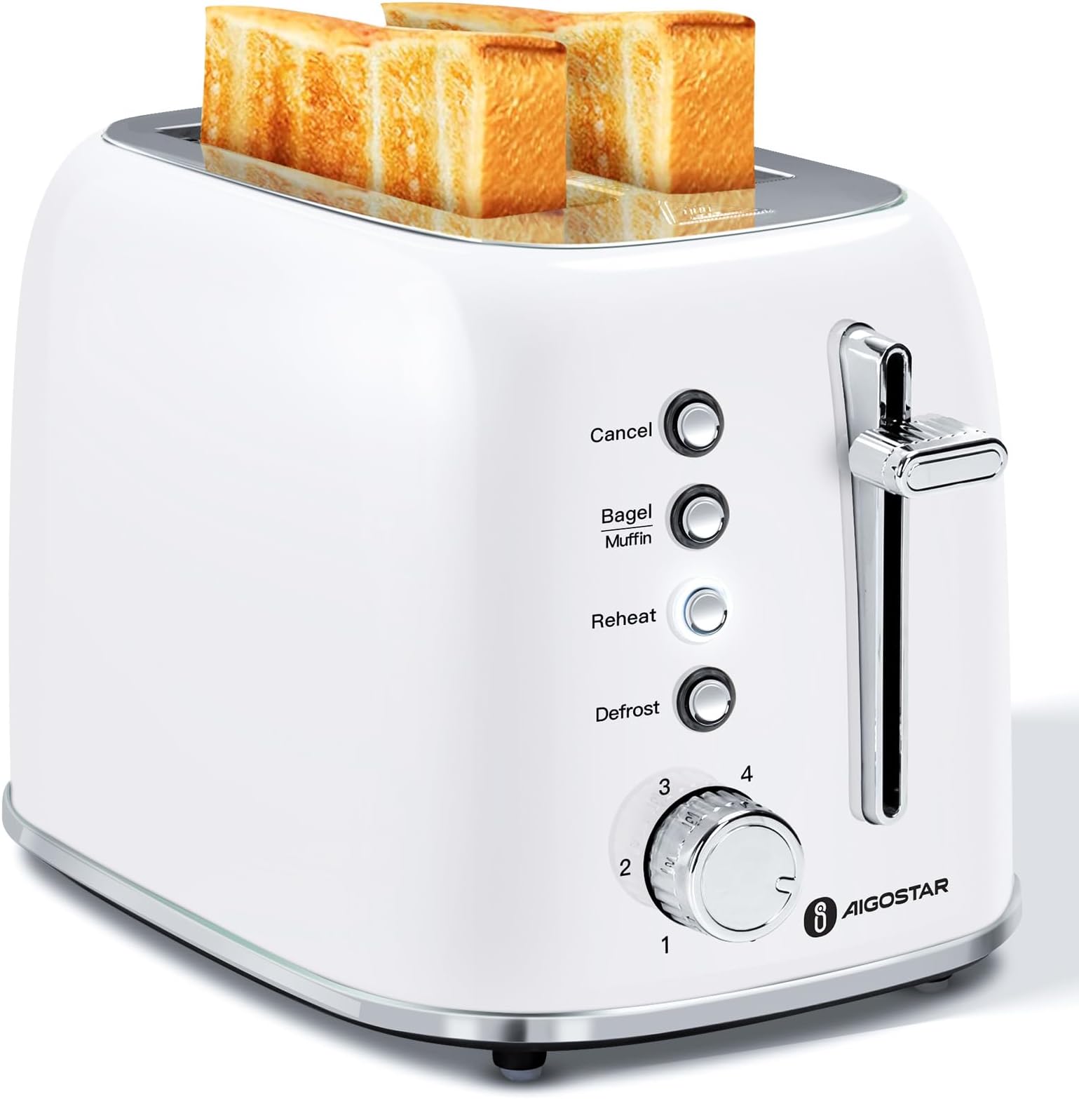 Amazon.com: Beautiful 2 Slice Touchscreen Toaster, White Icing: Home ...