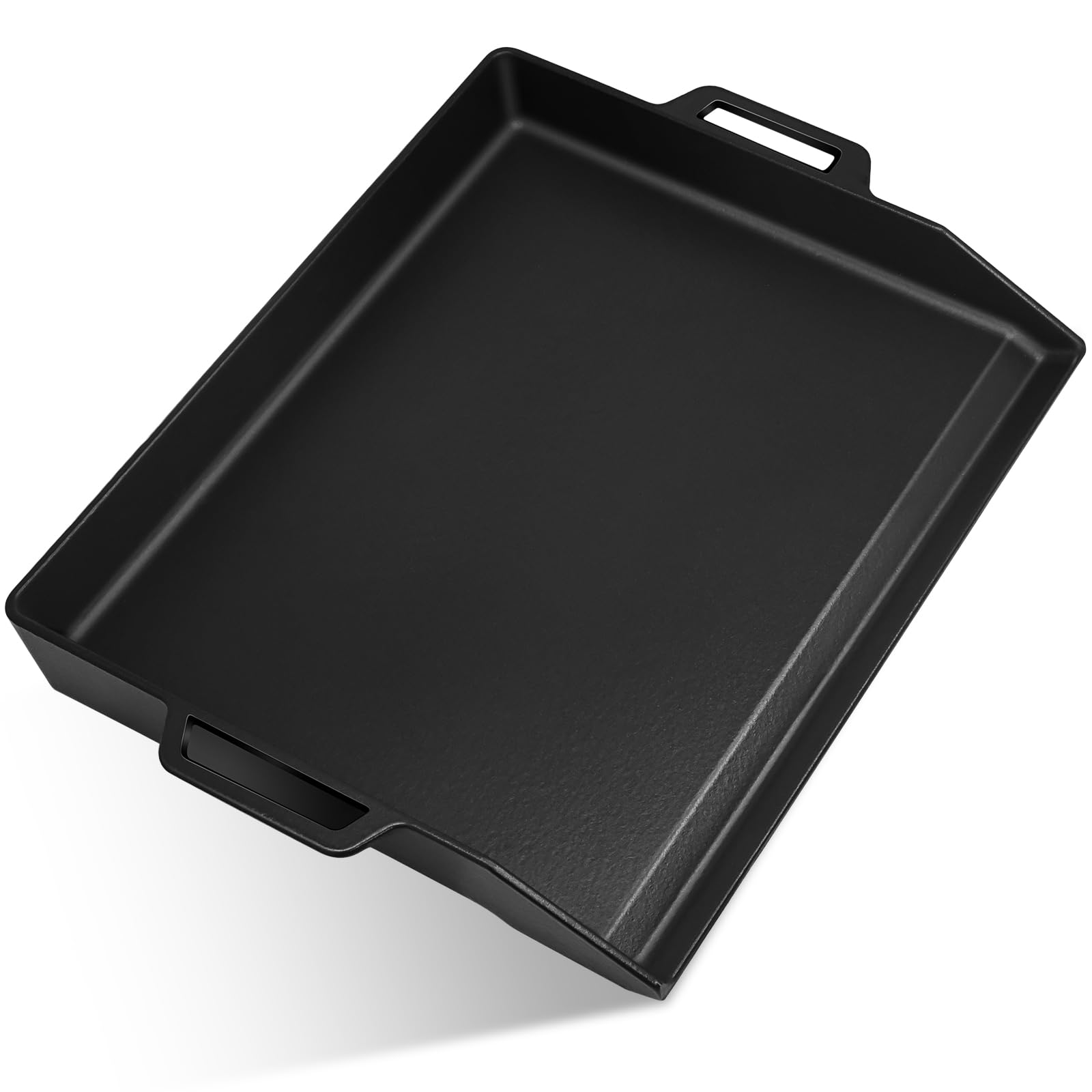 Amazon.com: Hiorucet 18 Inch Cast Iron Griddle, Large Flat Top Plate ...