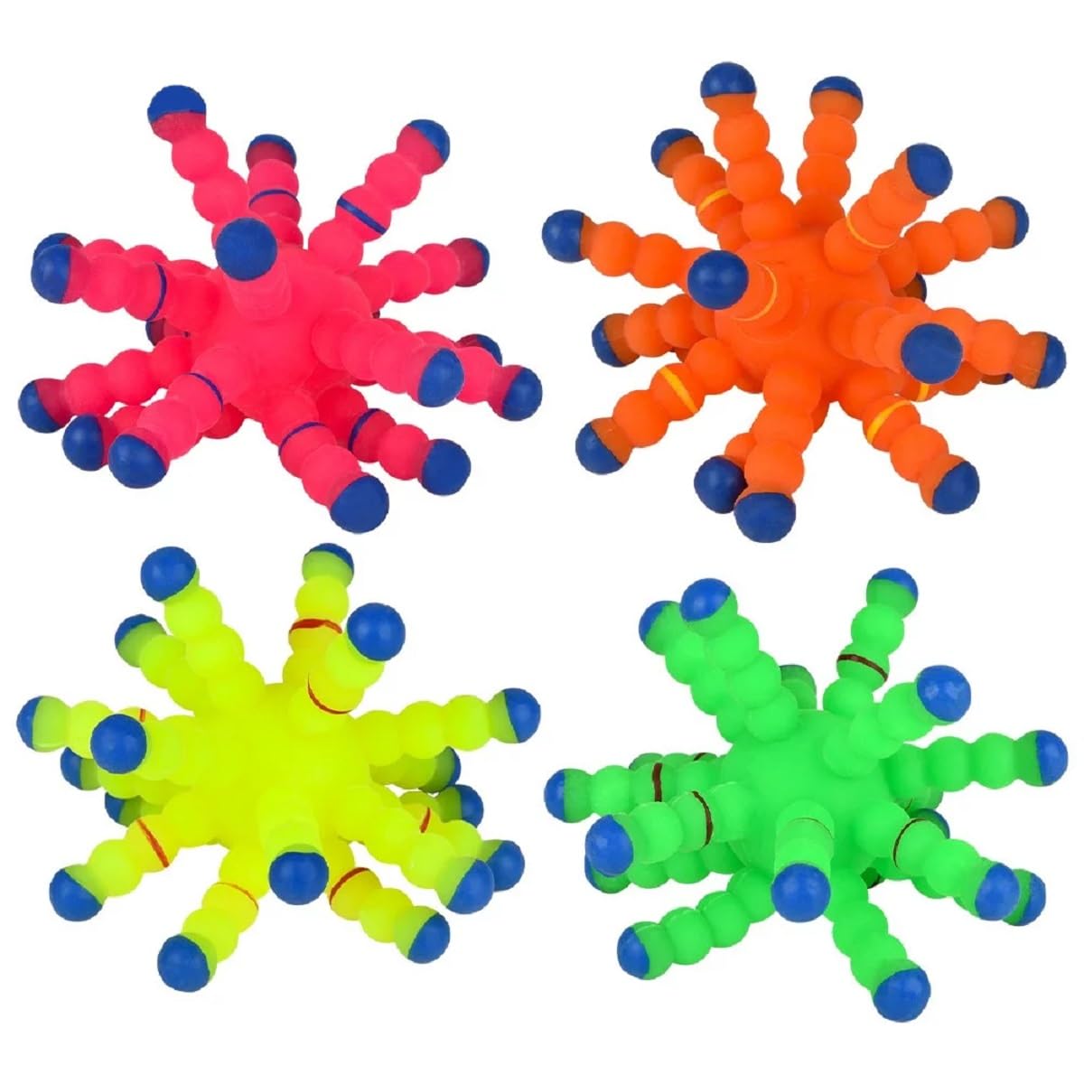 Amazon.com: Neon Color Tactile Atom Balls (3.5") Random Colors Strechy ...