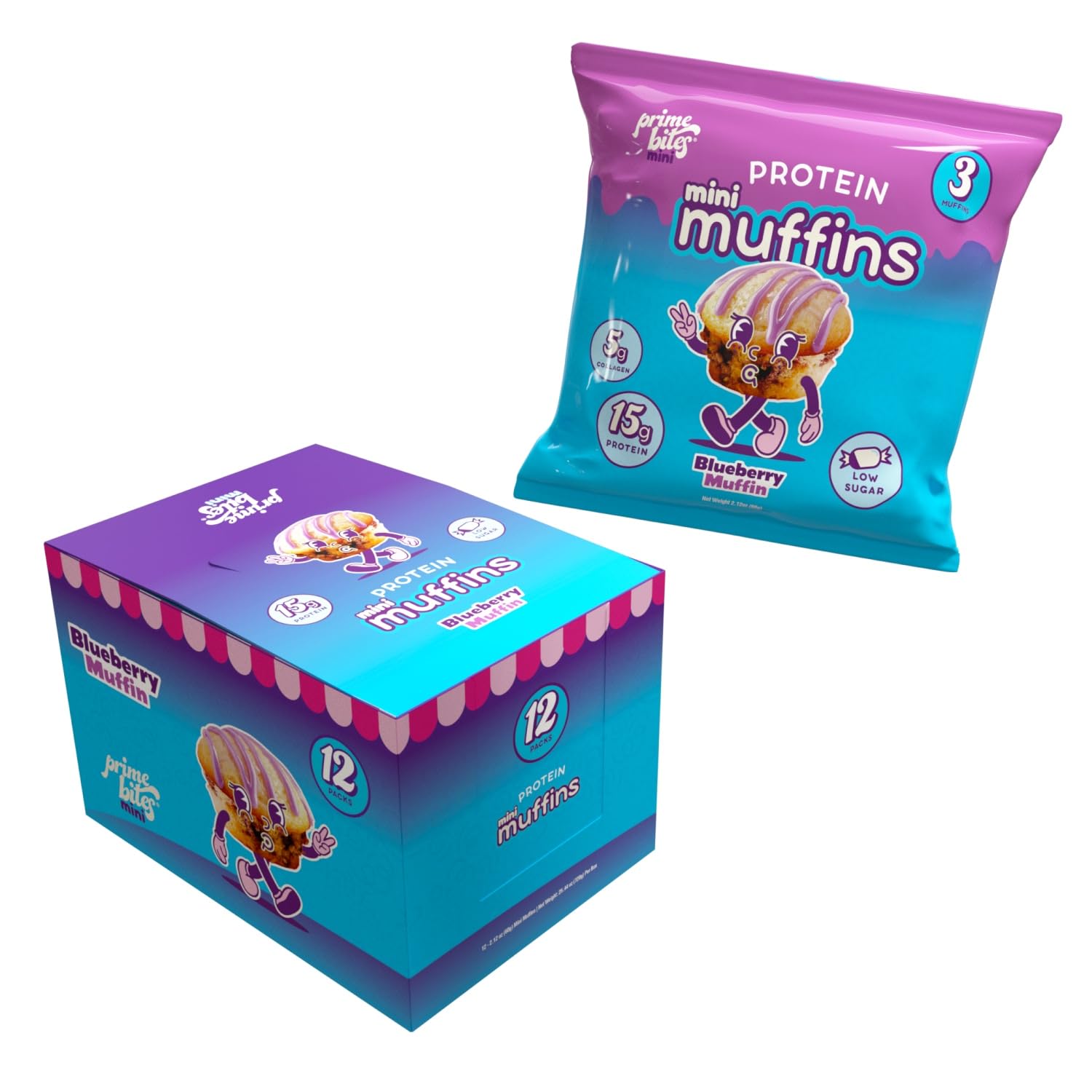 Amazon.com: Prime Bites Minis | Protein Mini Muffins from Alpha Prime ...