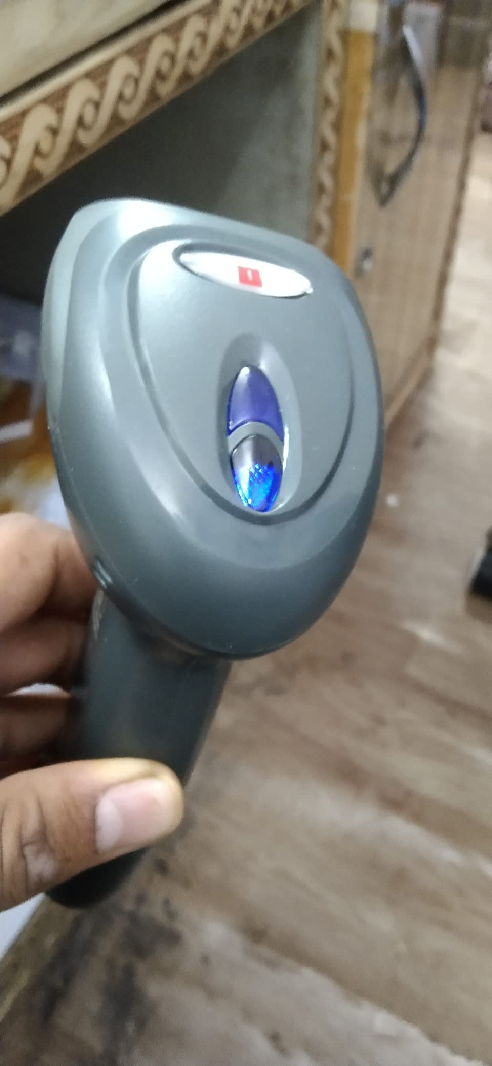 iBall WBS-650MV 2.4GHZ Wireless High-Speed 1D Barcode Scanner Reader ...