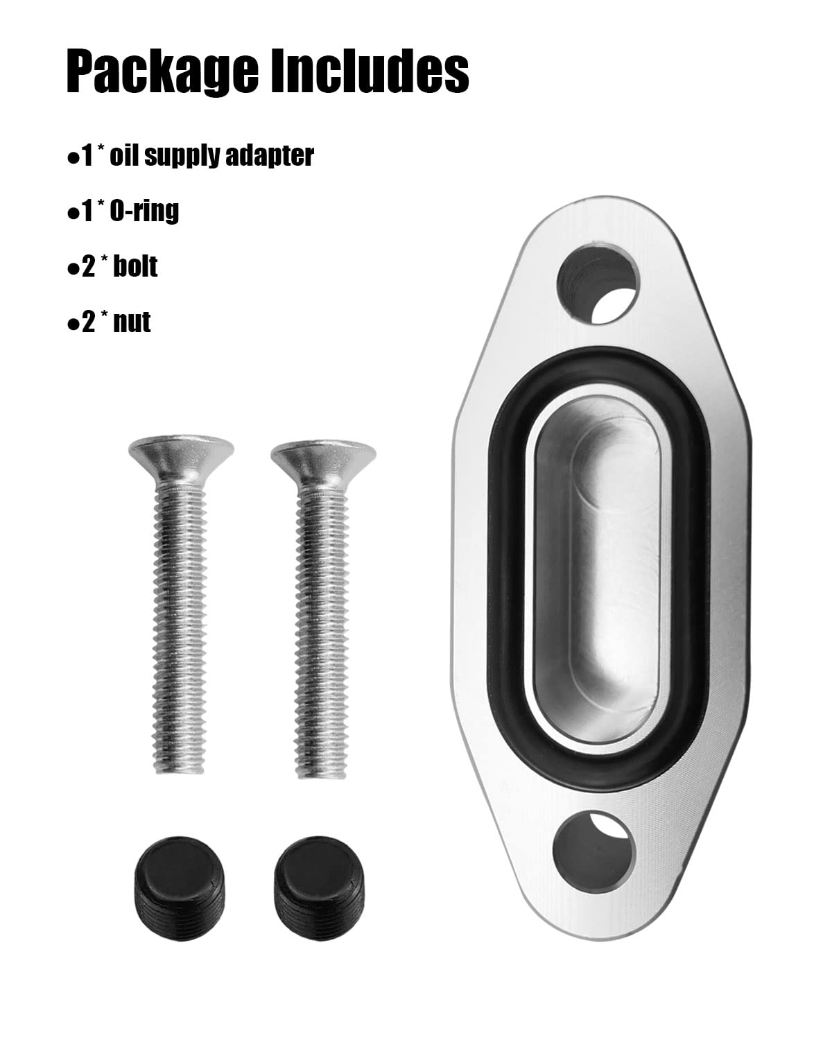 Snapklik.com : LS Oil Port Adapter 90 Degree 1/8" NPT LS Twin Turbo Oil ...