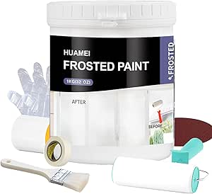 Frosted Glass Window Privacy Paint 32oz Translucent Water Based Acrylic ...