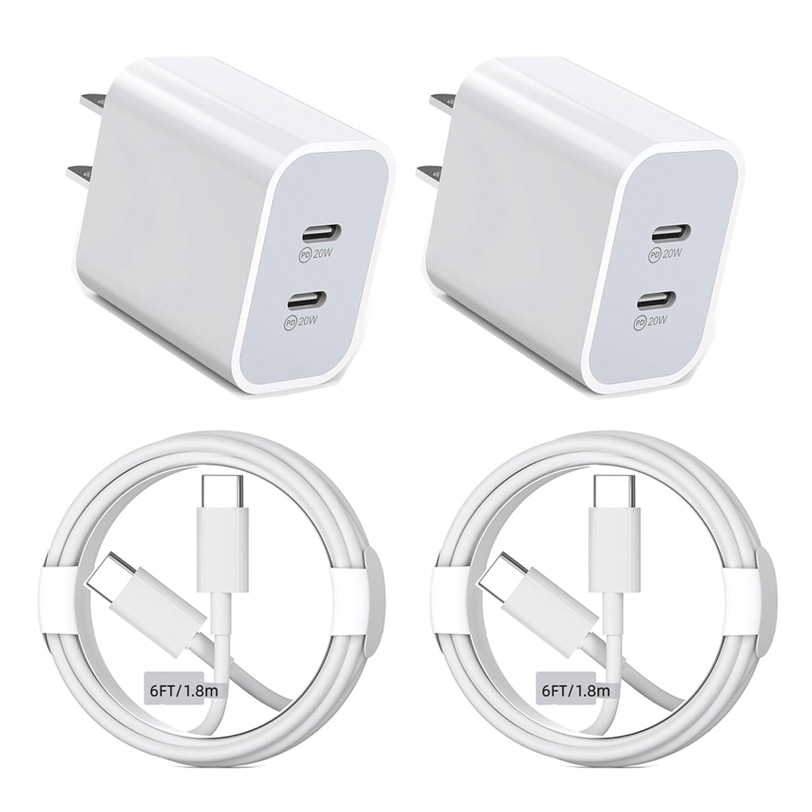 Amazon.com: USB C Charger For iPhone 16 Charger Fast Charging, 40W Dual ...