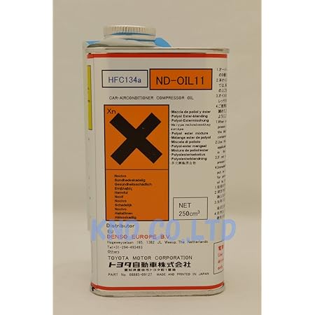 Amazon | 純正トヨタ コンプレッサオイル ND-OIL11 08885-09129 入数：40cc×1缶 | 潤滑剤・作動油 | 車＆バイク