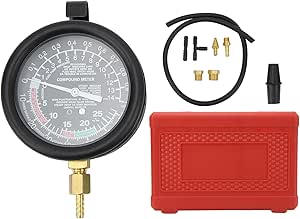 Amazon.com: Car Vacuum Fuel Pump Tester Gauge with 14mm 18mm Manifold ...