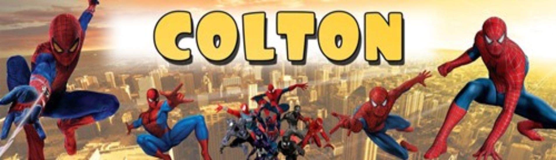 Spiderman #2-8.5"x30" Personalized Name Poster, Customize With Your ...