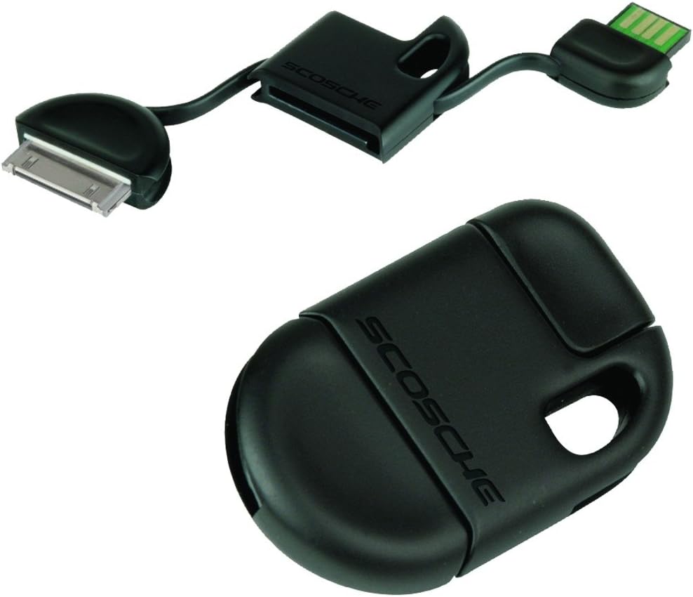 Amazon.com: Scosche IPUSBM flipSYNC Keychain USB Charge and Sync Cable ...