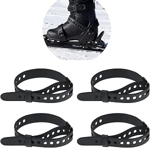 Amazon.com : 4pcs 45cm/18in Snowshoe Straps Kit, Adjustable Snowshoe ...