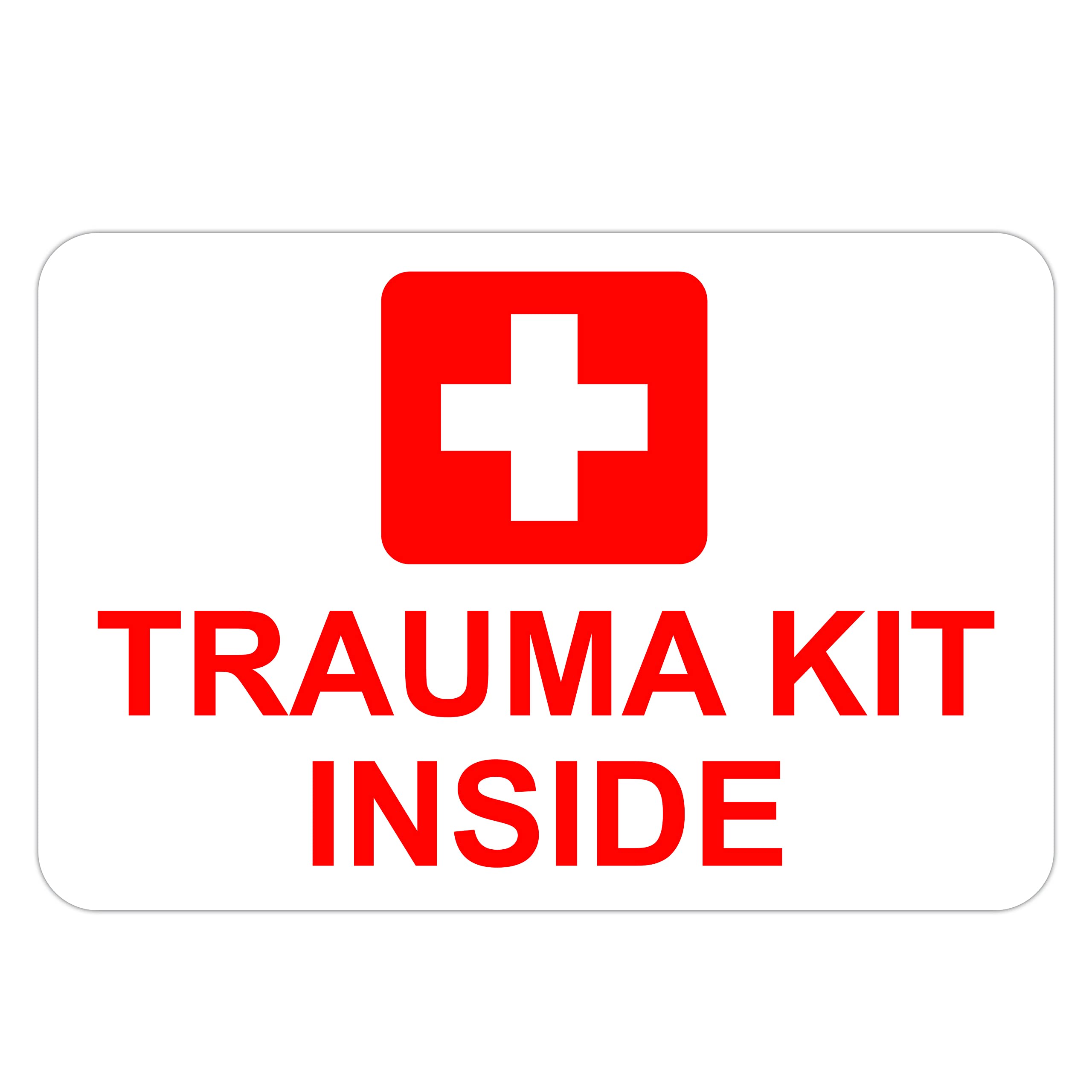 First Aid Kit Inside Sign