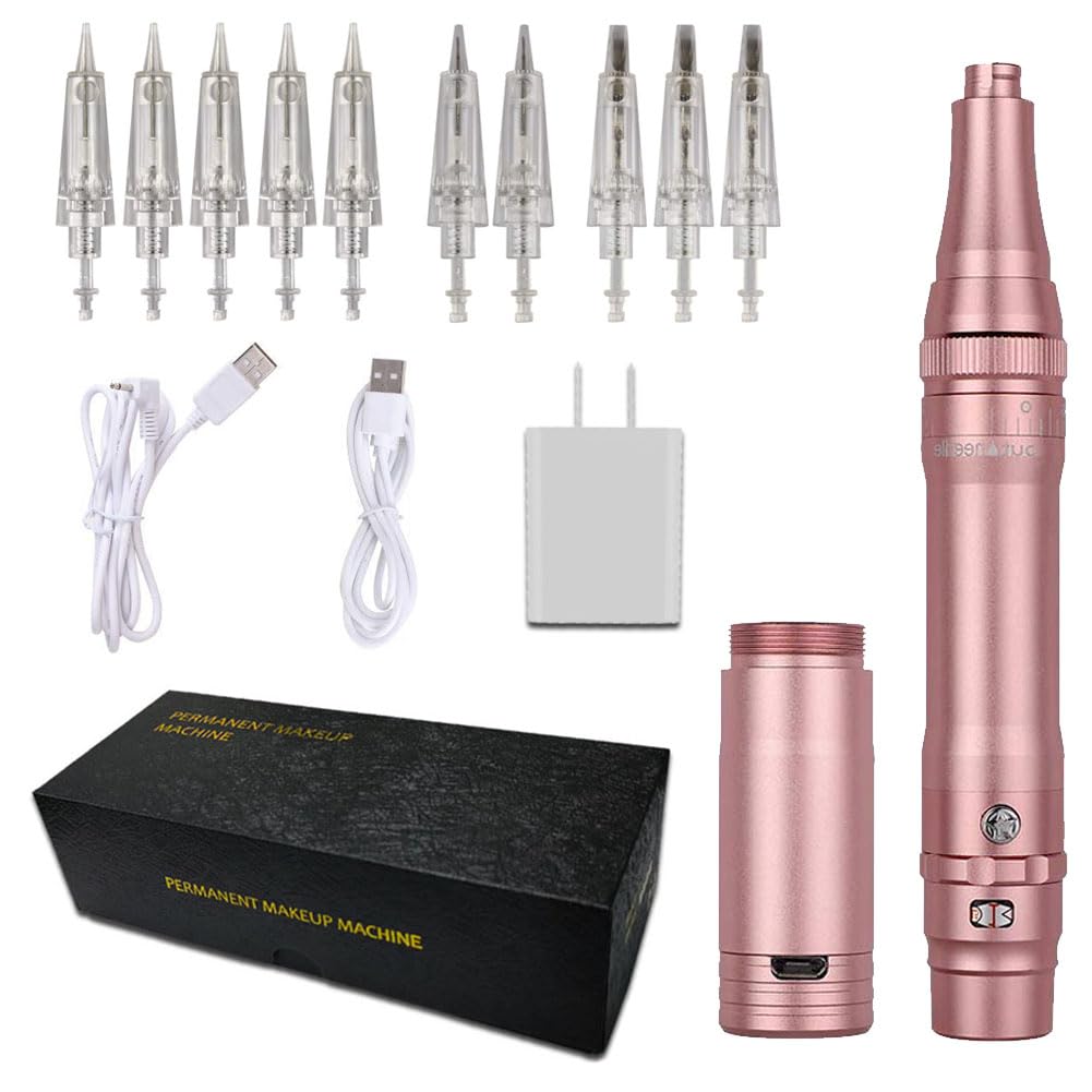 Amazon.com: Professional Rotary Tattoo Permanent Makeup Pen Machine Kit ...