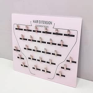 Amazon.com: yeshine Acrylic Hair Extension Holder, Hair Dye Plate Hair ...