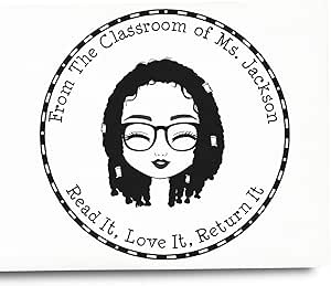 Amazon.com : Fun Bitmoji Book Rubber Stamp - Personalized Emoji Stamp ...