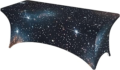 Amazon.com: LAZIRO Galaxy Custom Table Cloth with,Stretchable ...