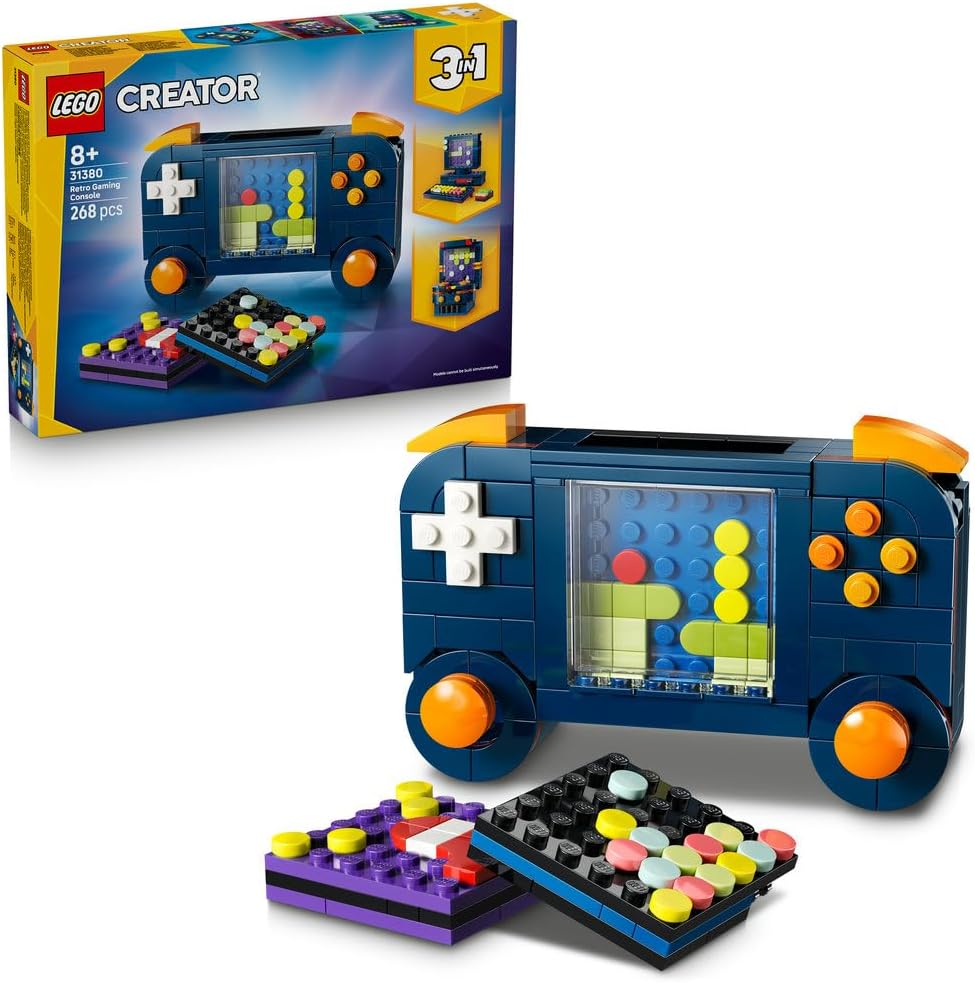 LEGO Creator 3in1 Retro Gaming Console - Transforms into an Arcade ...