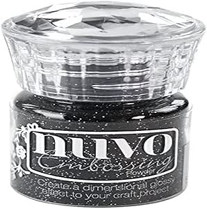Amazon.com: Tonic Studios EMBOSSING POWDER-GLITTER NOIR, 5.5 x 3.5 x 3. ...