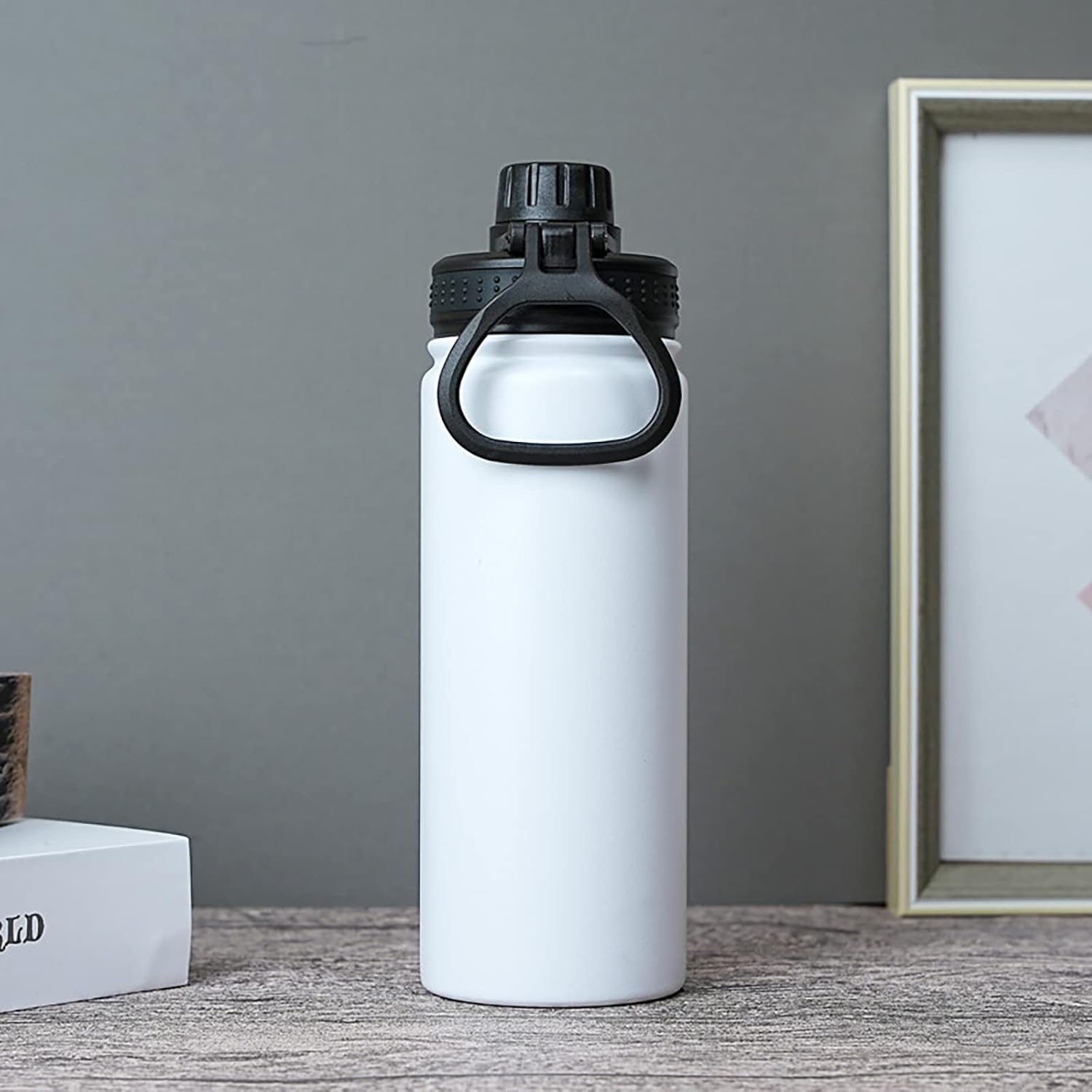 Askytirp Garrafa de água térmica, Garrafa térmica de aço inoxidável ...