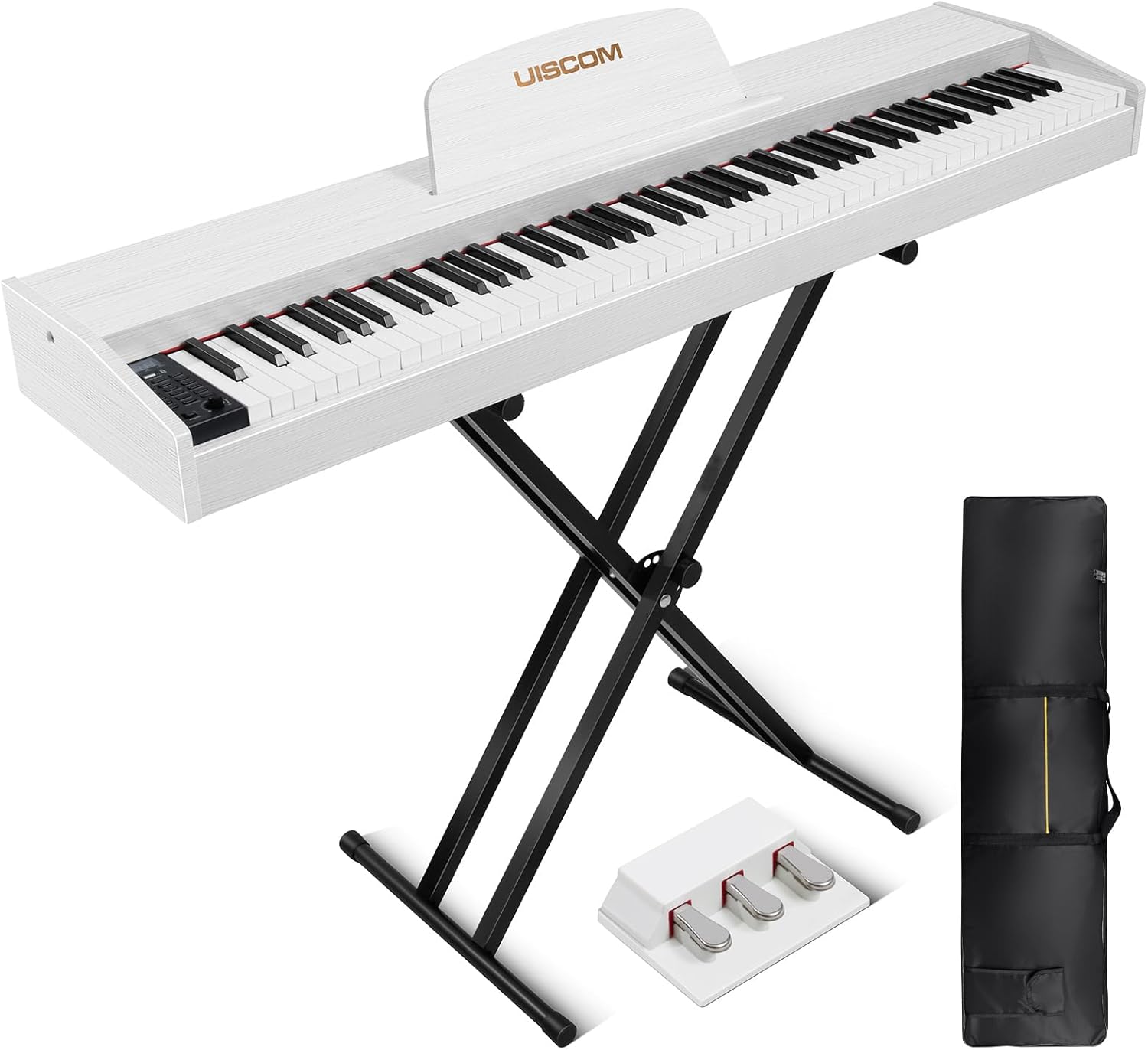 Amazon.com: Electric Piano Keyboard, Full-Size 88 Key Semi-Weighted ...
