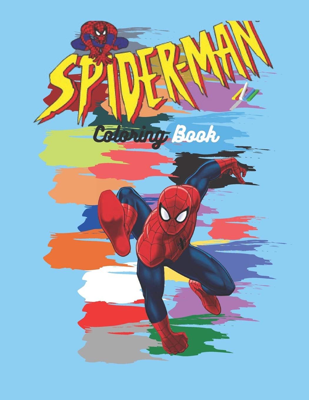 Buy SpiderMan coloring book: spiderman coloring book for kids and adult ...