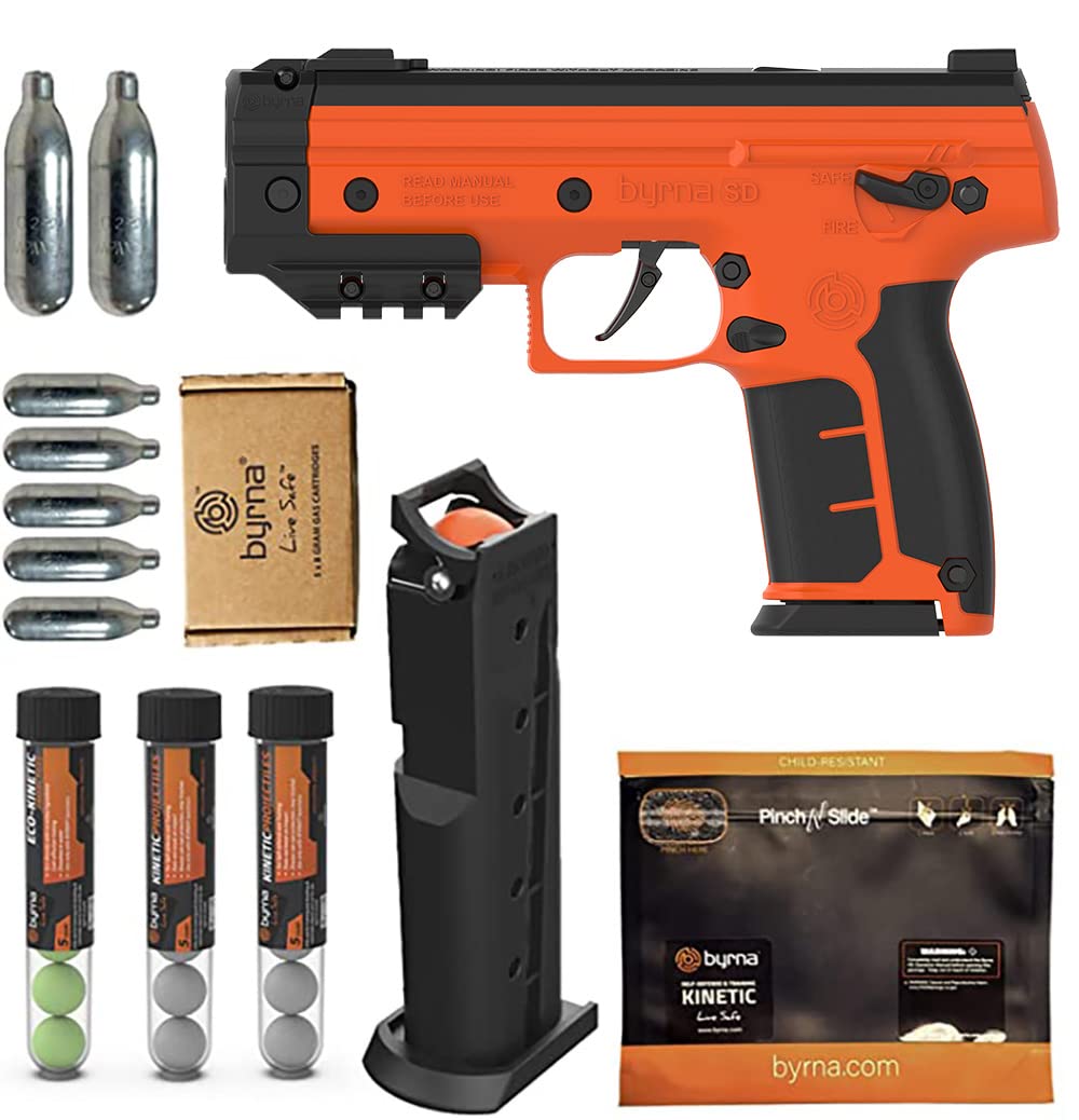 Buy Byrna SDXL [Self Defense] Kinetic Launcher Ultimate Bundle -12g CO2 ...
