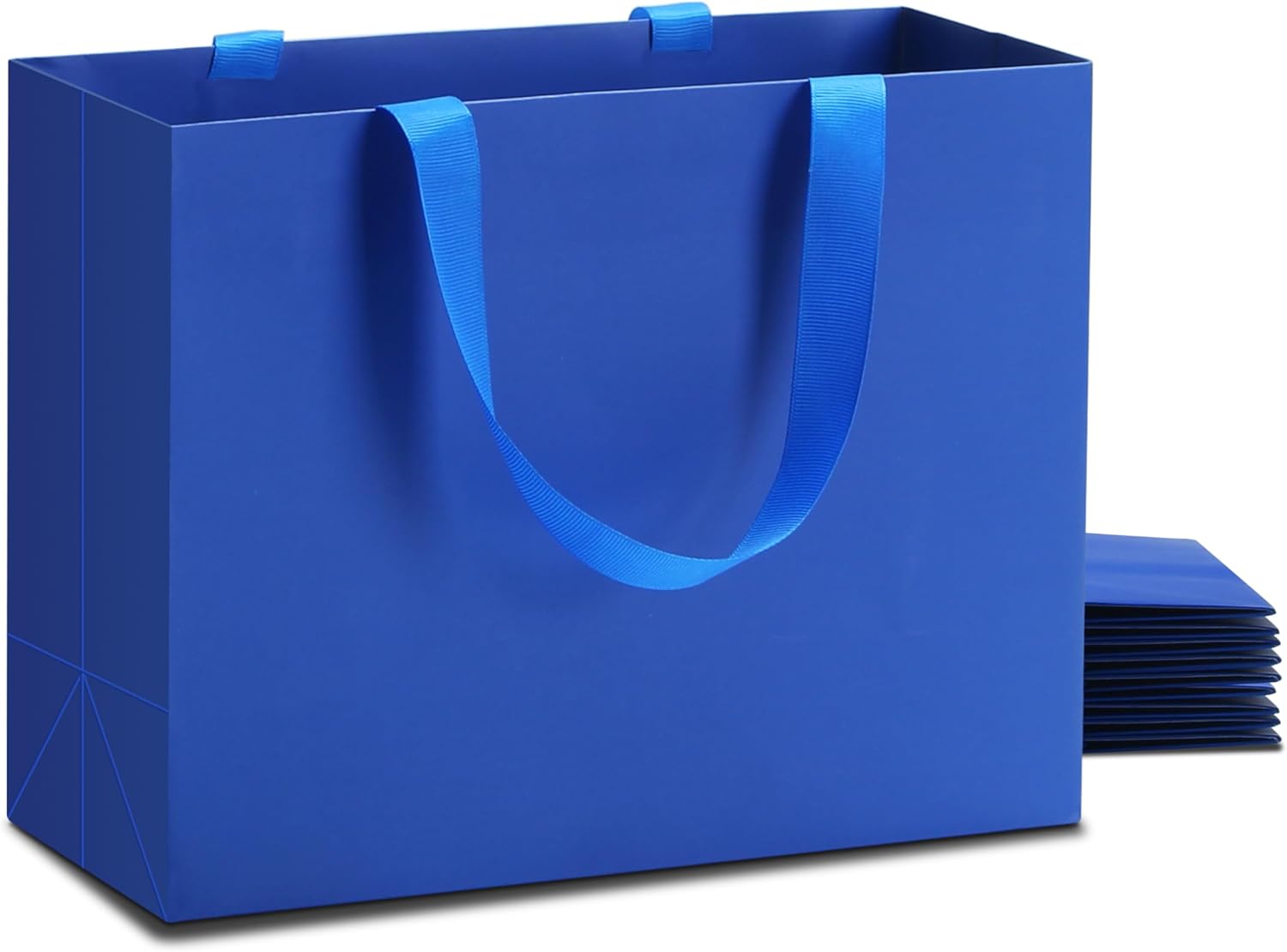 Amazon.com: YACEYACE Blue Gift Bag with Handles Bulks 10Pcs 10.5"x4.25 ...