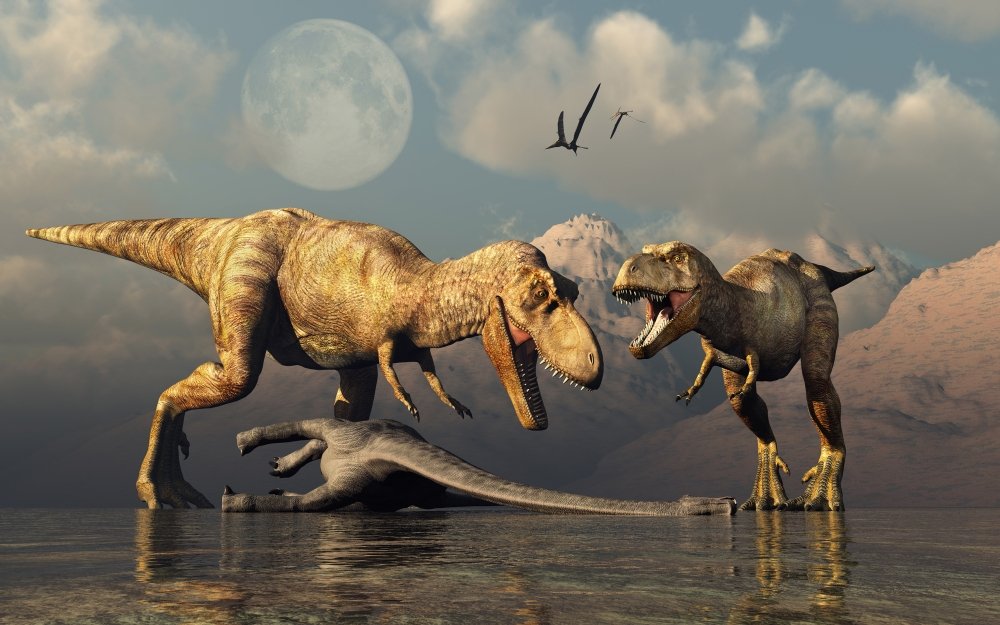 Dinosaurs T Rex Real Eating