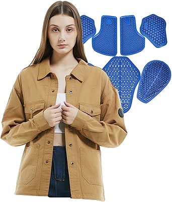 Amazon.com: Generic Women's Motorcycle Riding Jacket Powersports ...